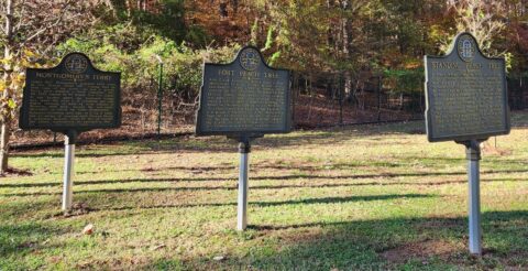 Standing Peachtree Markers - Buckhead Heritage